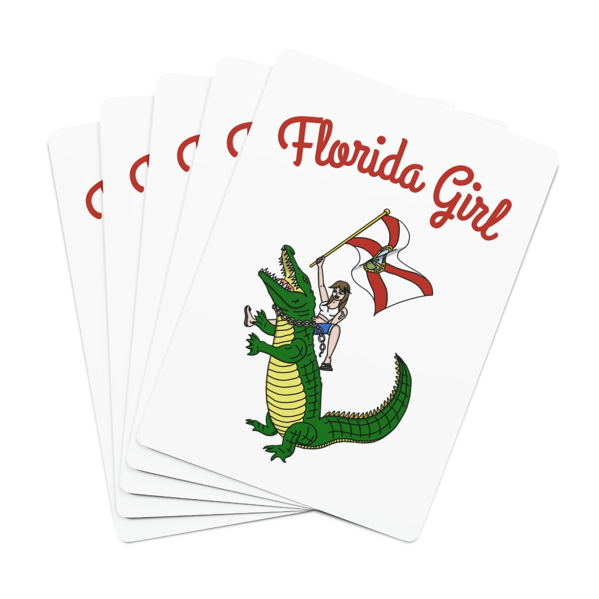 Florida Girl Playing Cards - iLoveFloridaMan.com